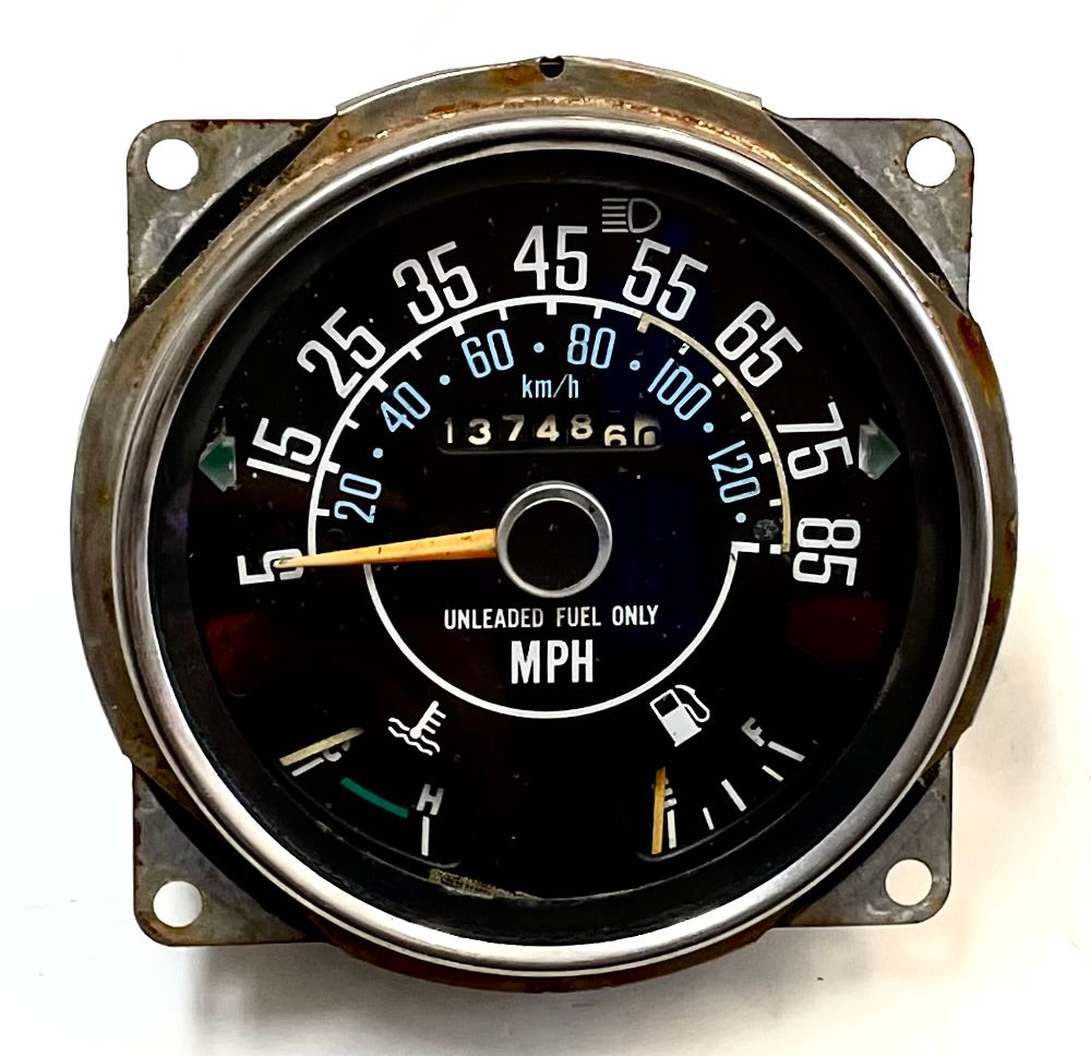 Jeep CJ Speedometer Odometer CJ5 CJ7 CJ8 Gauge 85 mph Read Ad 137,486 ...