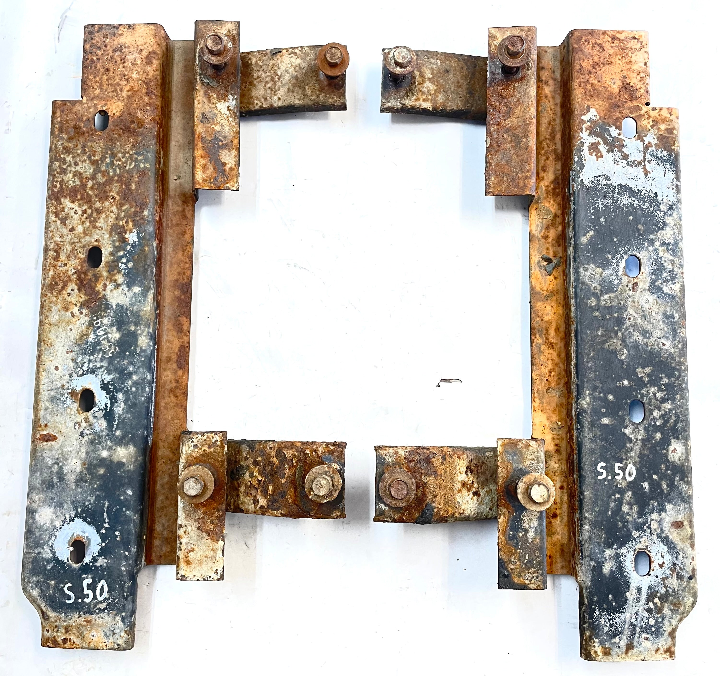 Jeep YJ factory side steps metal step 87-95 Wrangler step running boar ...